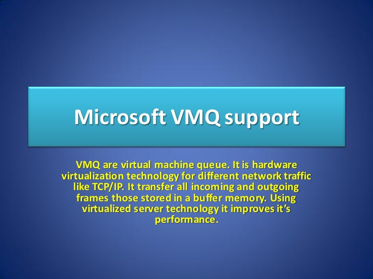 Elevata latenza di ping su una macchina virtuale Windows Server 2012 su Microsoft Hyper-v ( VMQ ...
